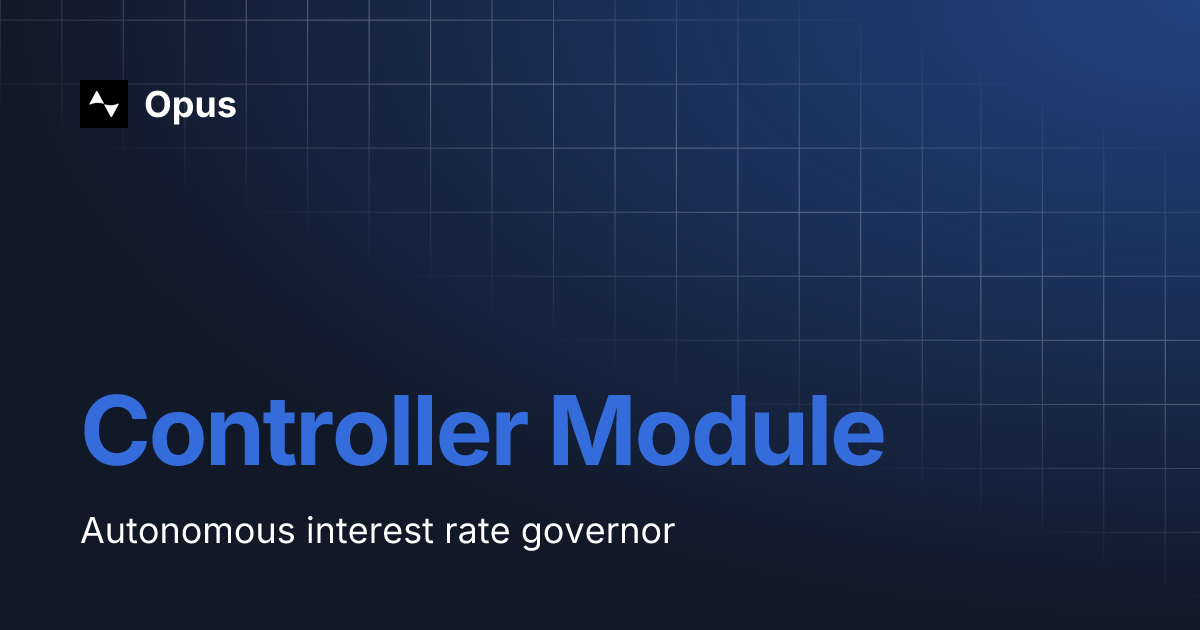 Controller Module | Opus