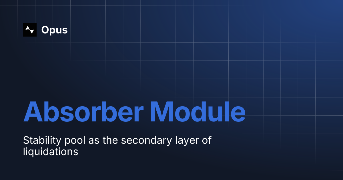 Absorber Module | Opus